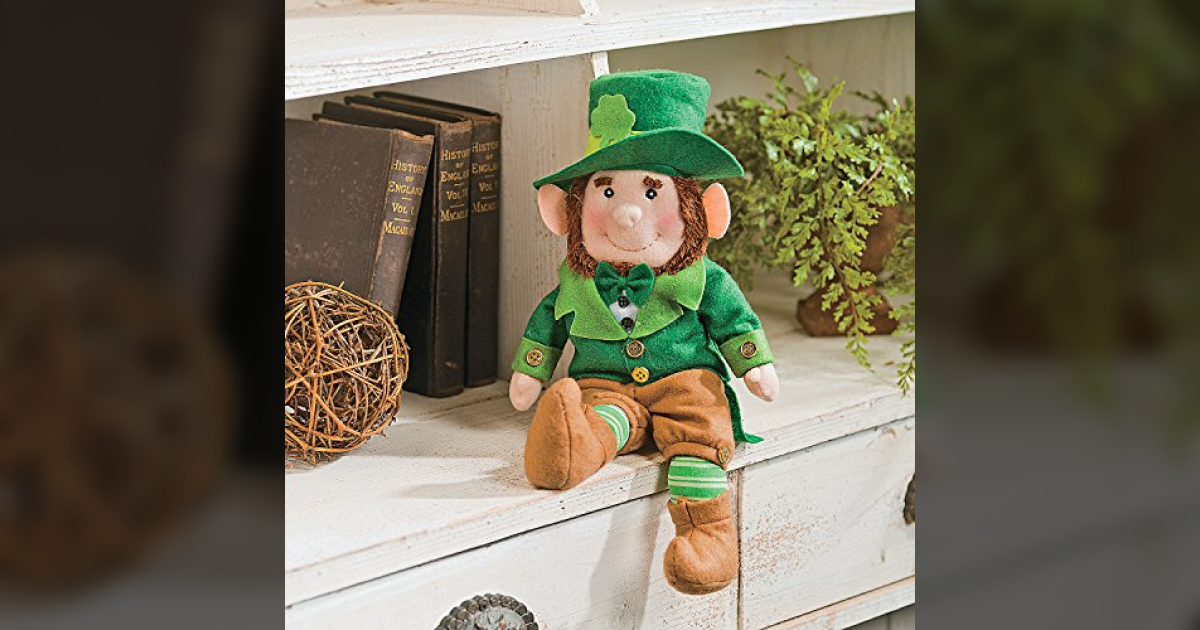 Buy This Cute Plush Lucky Leprechaun Decorative Figure